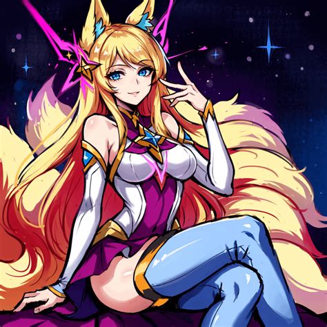 Star Guardian Ahri By Leukocrisp Rleagueoflegendssfw
