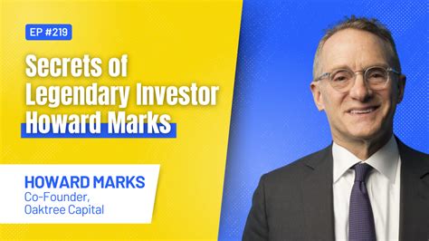 Secrets Of Legendary Investor Howard Marks
