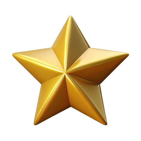 Dramatic Majestic Crisp Edges Define A Five Pointed Star Flat Gold Minimal Design With