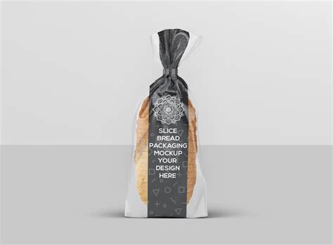 Premium Psd Slice Bread Packaging Mockup