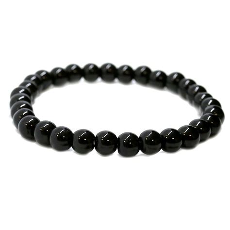 Mayorista De Pulsera Piedras Semipreciosas De Turmalina Negra Ethike
