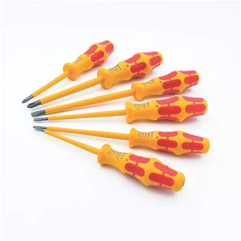 Wera 1060 I1062 I6 Mixed Vde Screwdriver Set 6 Pack Screwfix