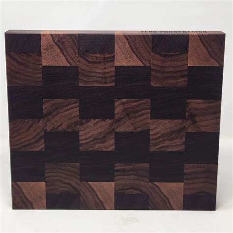 Walnut End Grain Cutting Board — Zero Proof Design