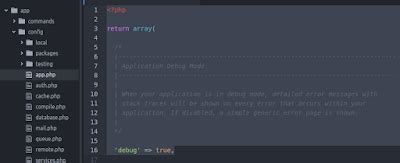 How To Enable And Disable Debug Mode On Laravel Laravel Php Framework