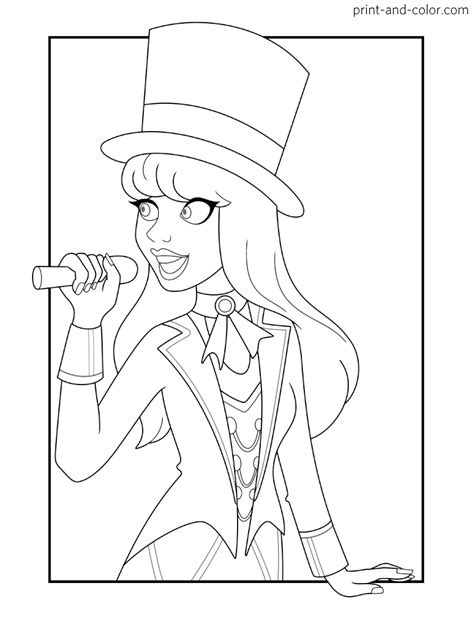 Taylor Swift Coloring Pages Print And