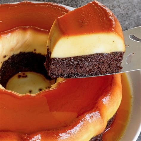 Choco Flan Easy Recipe A Delicious Combination Chocolate Cake With