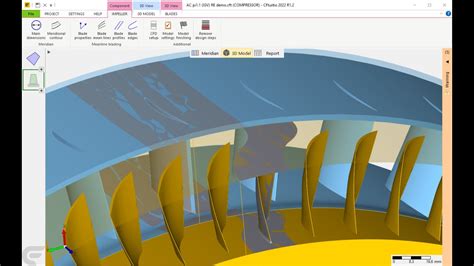 Reverse Engineering Of Axial Compressor Stage Youtube
