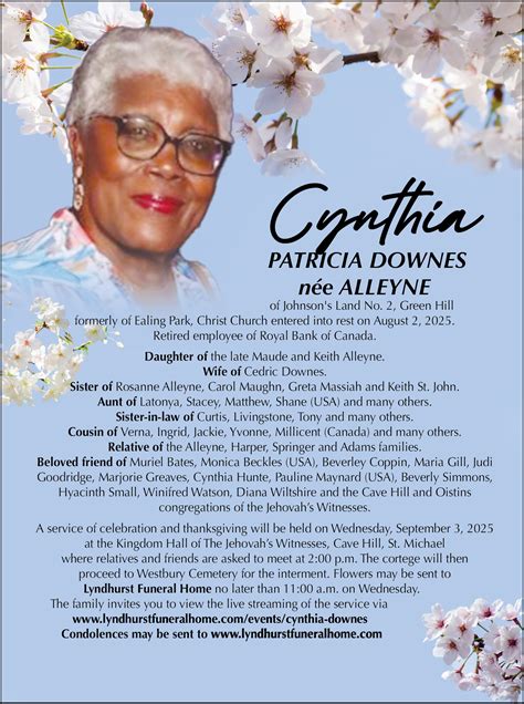 Cynthia Patricia Downes