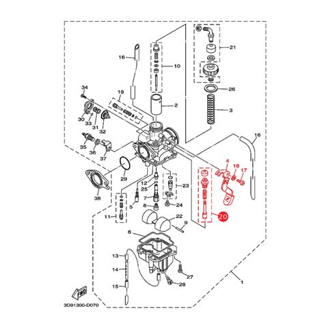 Mikuni Vm22 Carburetor Manual Handle Choke Starter Valve Lever For