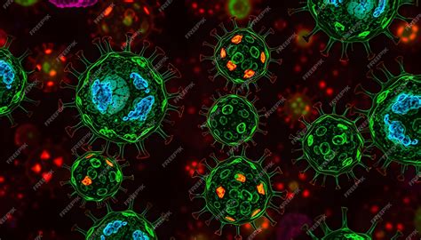 An Immunofluorescence Image Highlighting The Formation Of