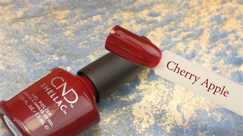 Cnd Shellac Autumn Addict Cherry Apple насыщенный вишневый 73 мл