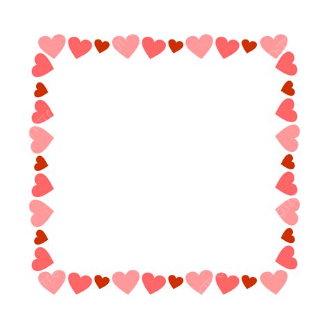 Heart Border Template