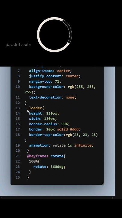 Loader 🔥 🌀css Loader Coding Html Htmlcssjavascript Youtube