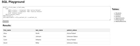 Sql Case Sql Tutorial