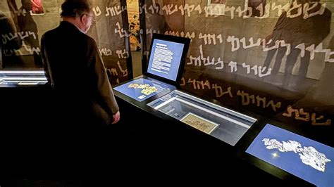Ancient Fragment Of Ten Commandments Scroll On Display At Reagan