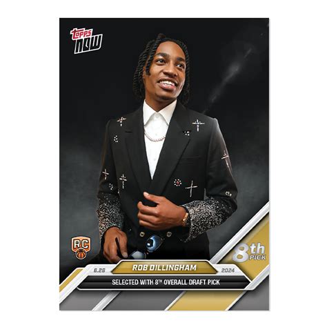 Rob Dillingham 2024 Topps Now® Basketball Card D 5 Pr 871