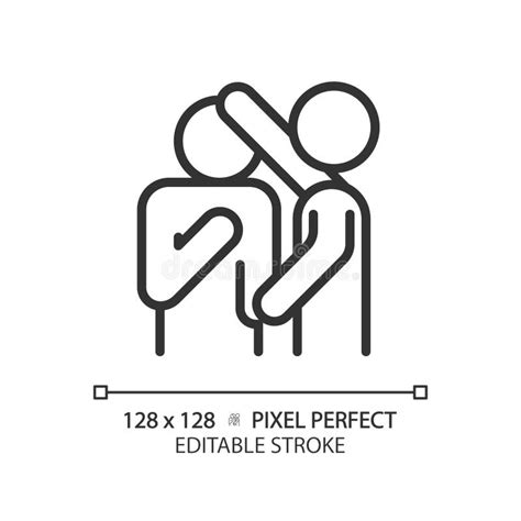 Empathy Icon Monochrome Simple Sign From Core Values Collection Stock