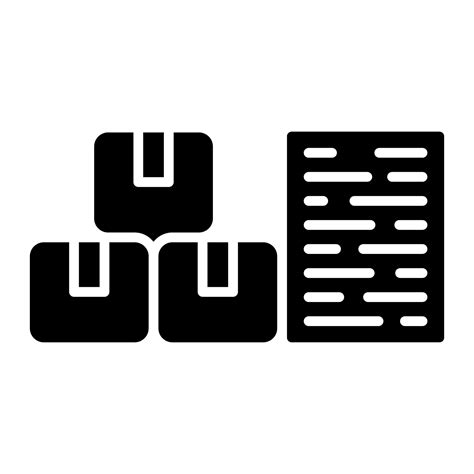 Master Data Glyph Icon 15086561 Vector Art At Vecteezy