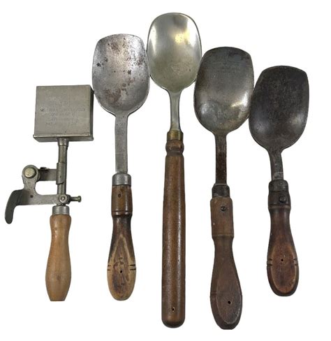 Antique Ice Cream Scoops And Dippers Auction