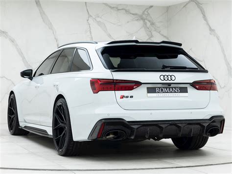 2022 Used Audi Rs6 Avant Tfsi V8 Vorsprung Glacier White