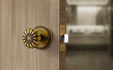 Sorwduerm Antique Brass Door Knob Passage Door Knobs Interior Door Knob For Hall And Closetzinc