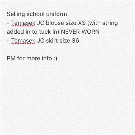 Temasek Jc Uniform Hobbies And Toys Books And Magazines Textbooks On Carousell