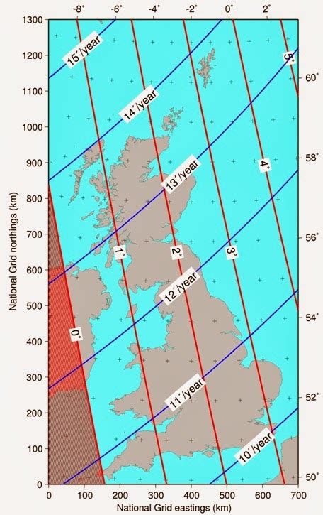 Geoblogy Somethings Happening To Magnetic North In Great Britain In