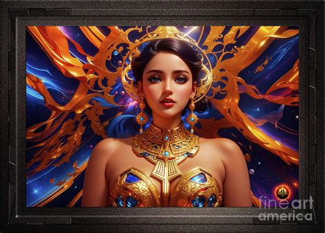 Cosmic Brain Shock Sci Fi Ai Concept Art Portrait By Xzendor7 Digital