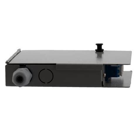 Ftth Terminal Box 4 Ports Metal Connector With 4 Lcupc Sm Duplex