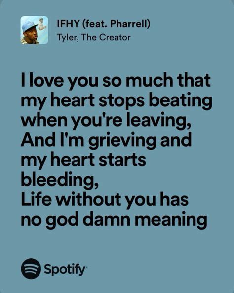 Tyler The Creator Love Quotes