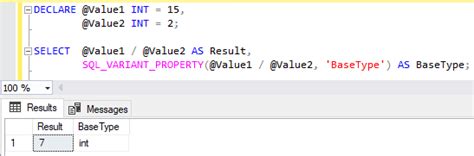 Sql Server 変数やスカラー値関数の戻り値など、値のデータ型を確認する方法 便利なt Sql＆クエリー集 Sql Server 入門