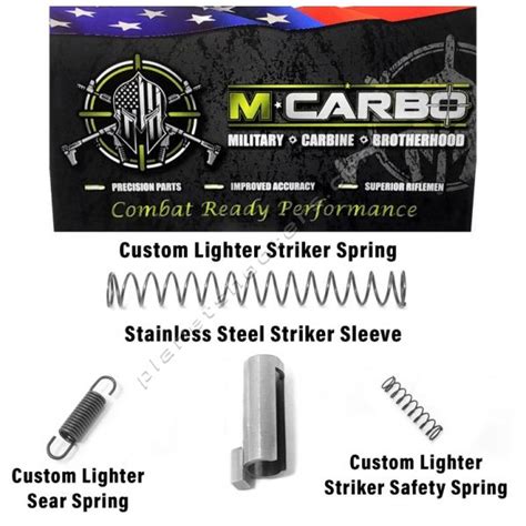 M Carbo Springfield Hellcat Trigger Spring Kit And Stainless Steel Striker Sleeve