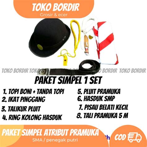 Jual Paket Atribut Pramuka Sma Paket Atribut Pramuka Penegak Putri Shopee Indonesia