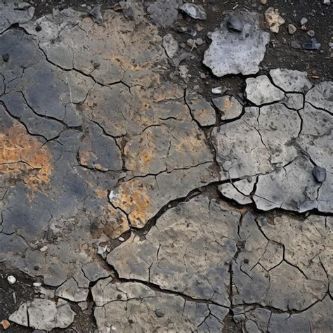 Premium Ai Image Weathered Asphalt Driveway Texture