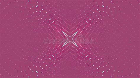 Animation Of Moving Dots In Tunnel Effect Pattern Animation Dots Move In Stream Towards Center