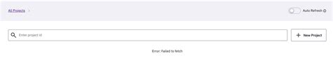 Dashboard Doesnt Show Projects Shows Error Failed To Fetch · Issue 416 · Sorry Cypress