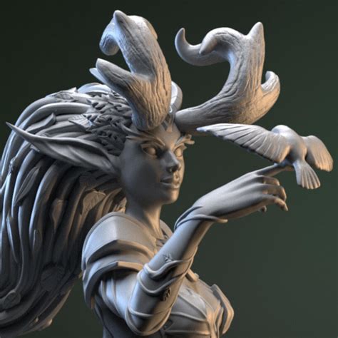 Sexy Female Centaur Resin 3d Printed Customizable Figure Femme Fatale