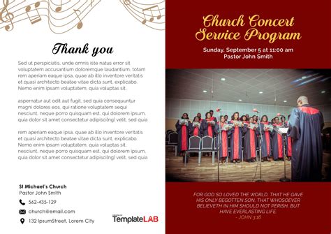 Church Sunday Program Templates