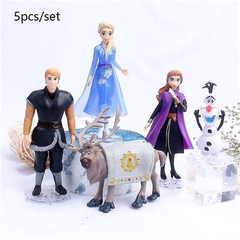 5pcs Anna Elsa Frozen 2 Mini Brinquedo Figura De Ação Carrefour