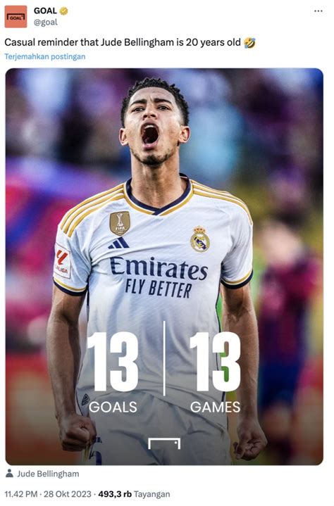 Bekuk Barcelona Meme Jude Bellingham Jadi Raja Baru El Clasico