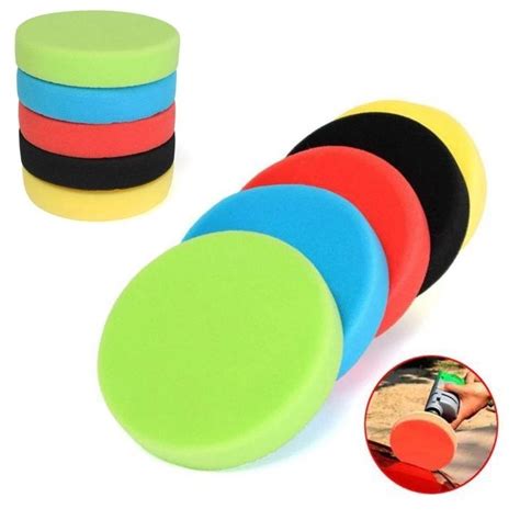 Kit 5 Boinas Espuma Automotiva Polimento Carro Lisa 150mm Po Shopee Brasil