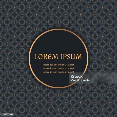 기하학적 고급 배경 벡터 현대 서클 로얄 패턴 카드 템플릿 홀리데이 파티 초대를 위한 프리미엄 디자인 0명에 대한 스톡 벡터 아트 및 기타 이미지 Istock