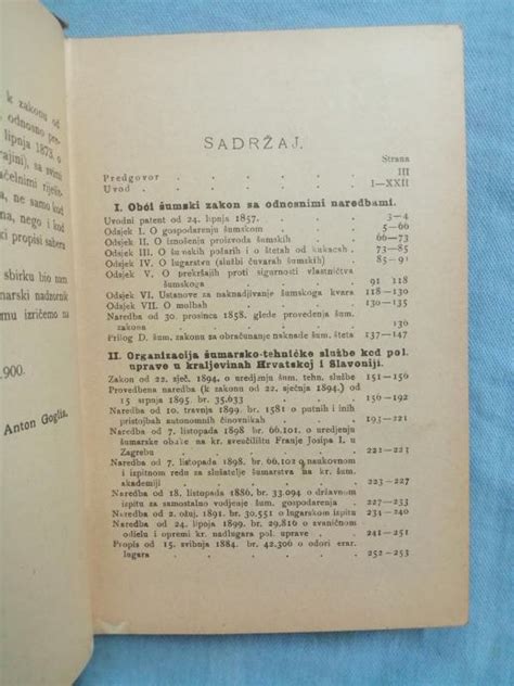 Zakoni I Naredbe Tičuči Se šumske Uprave I šumskoga Gospodarenja Aa50