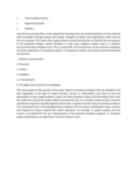 SOLUTION What Is The Difference Between Systems Analysis And Systems Design Studypool