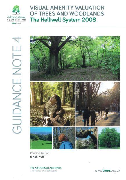Visual Amenity Valuation Of Trees And Woodlands The Helliwell System