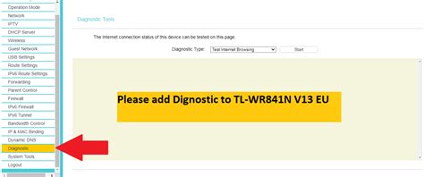 please add new features to tp link tl wr841n v13 eu home network