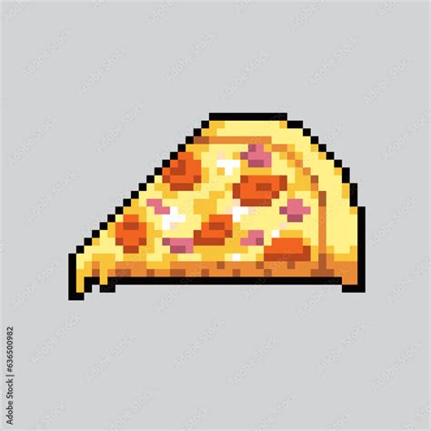 Pixel Art Illustration Pizza Pixelated Pizza Pizza Fast Food Icon