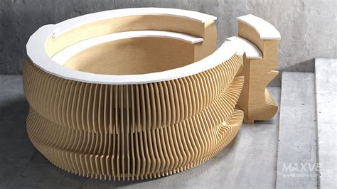 Parametric Lobby Counter 3d Model Download Maxve