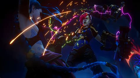 Arcane Vinyle X Vi Live Wallpaper For Pc Arcane Jinx
