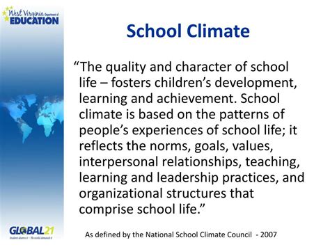Ppt School Climate Powerpoint Presentation Free Download Id1758153